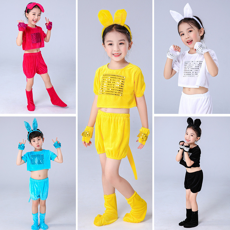 Cosplay Children's Day Animal Performance Costume Little White Rabbit ...