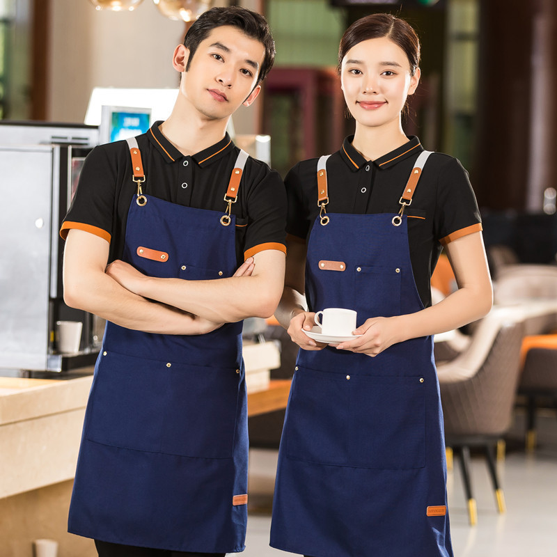 [24 Hours Delivery ] Influencer Strap Apron Waiter Overalls Customized ...