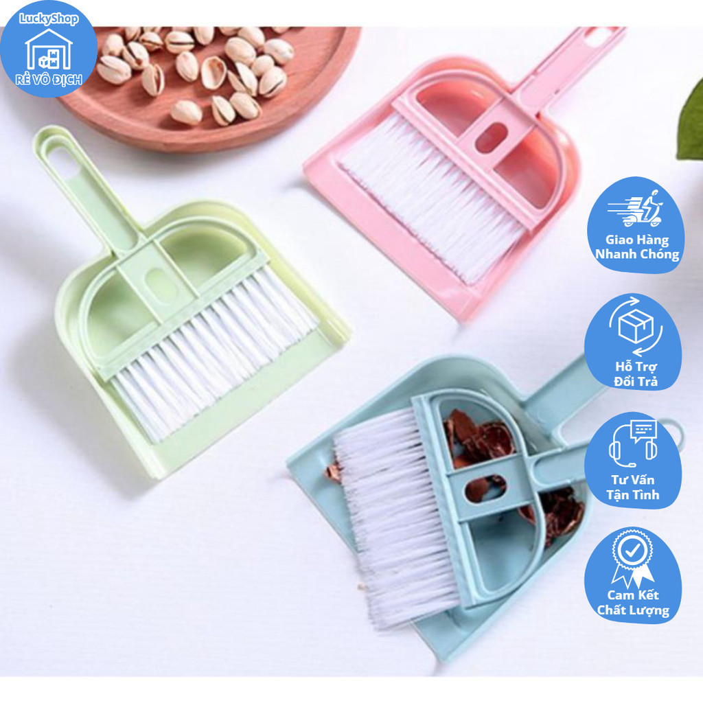 Hmd0023 mini broom set to sweep desks, altars,... | Shopee Philippines