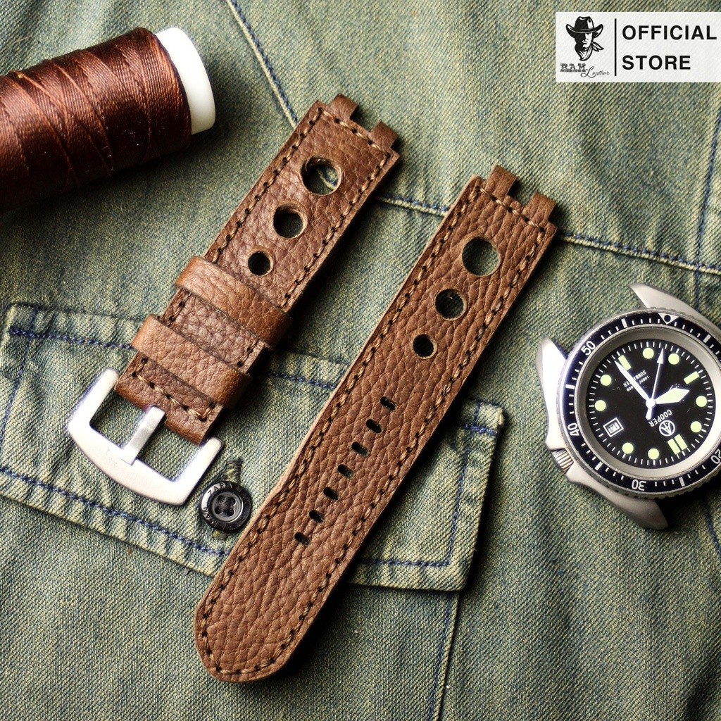 Synthesis OF GENUINE COW LEATHER PEBBLE WATCH STRAPS - GENUINE RAN ...
