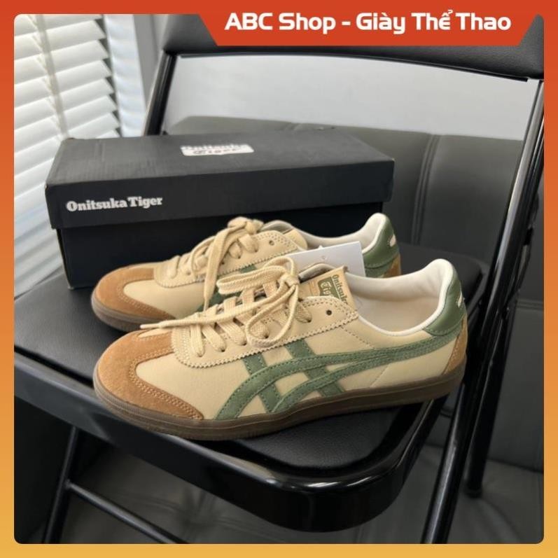 High Quality Tiger Tokuten Beige Green Moss Green Sneakers, Genuine ...