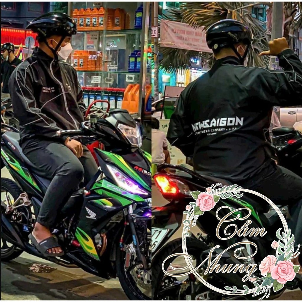 NowSaiGon Reflective UmbrellaJacket Freesize 65kg wide form hot trend ...