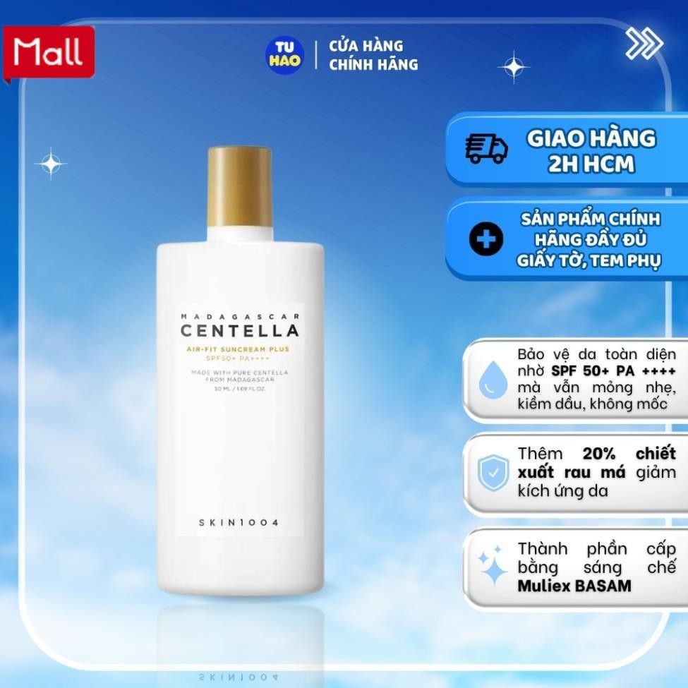 Skin1004 Centella sunscreen lifts anti-greasy oil alkaline tone 50ml ...