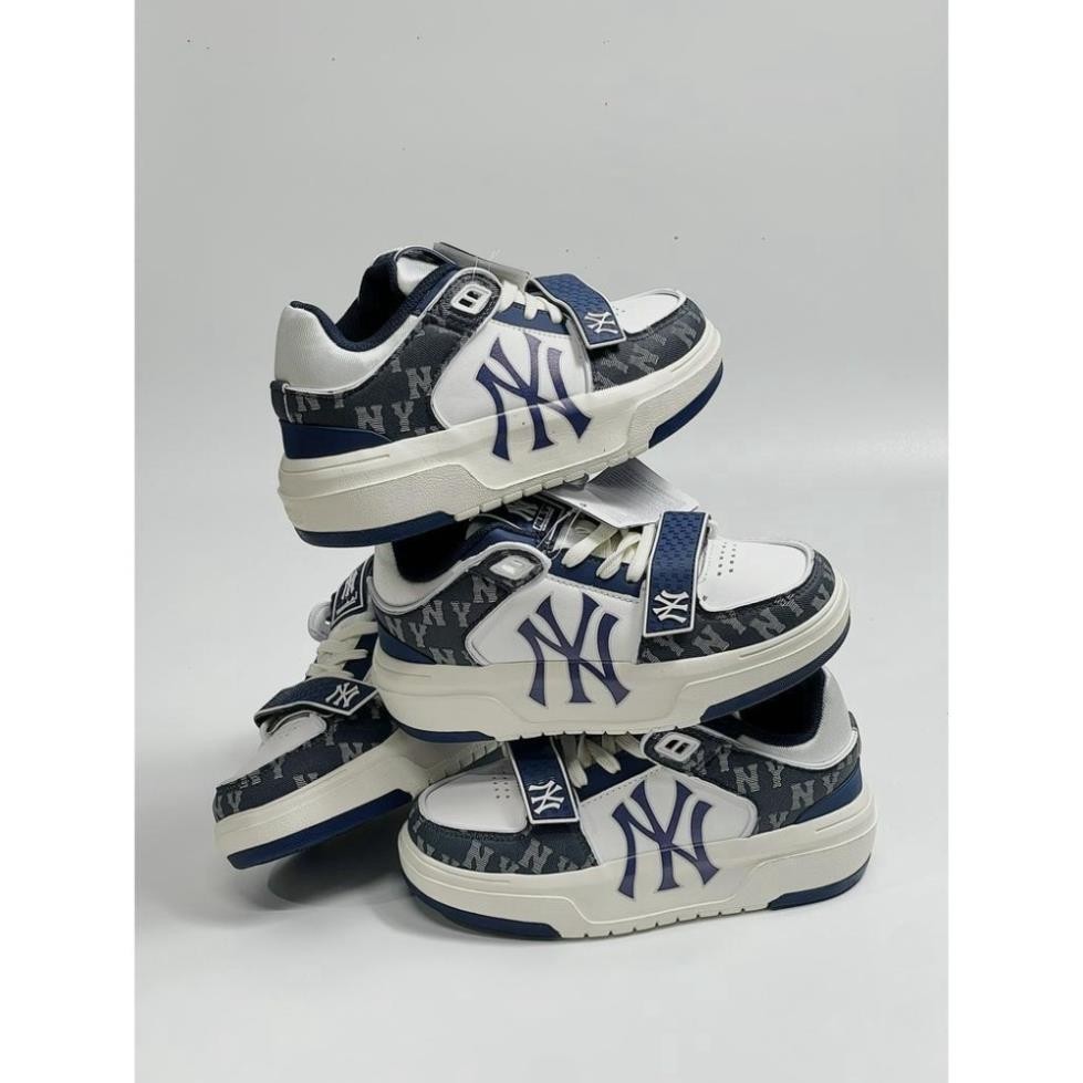 Mlb Chunky Liner Mid Monogram Boston Sneakers In Navy Blue - MLB Letter ...