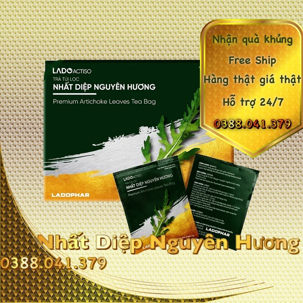 [Premium Artichoke] LADOPHAR Original Flavor Nhat Diep Tea Bag Herbal ...