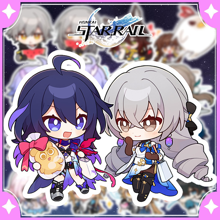 Honkai Star Rail Sticker - chibi stickers Seele, Bronya, JingYuan ...