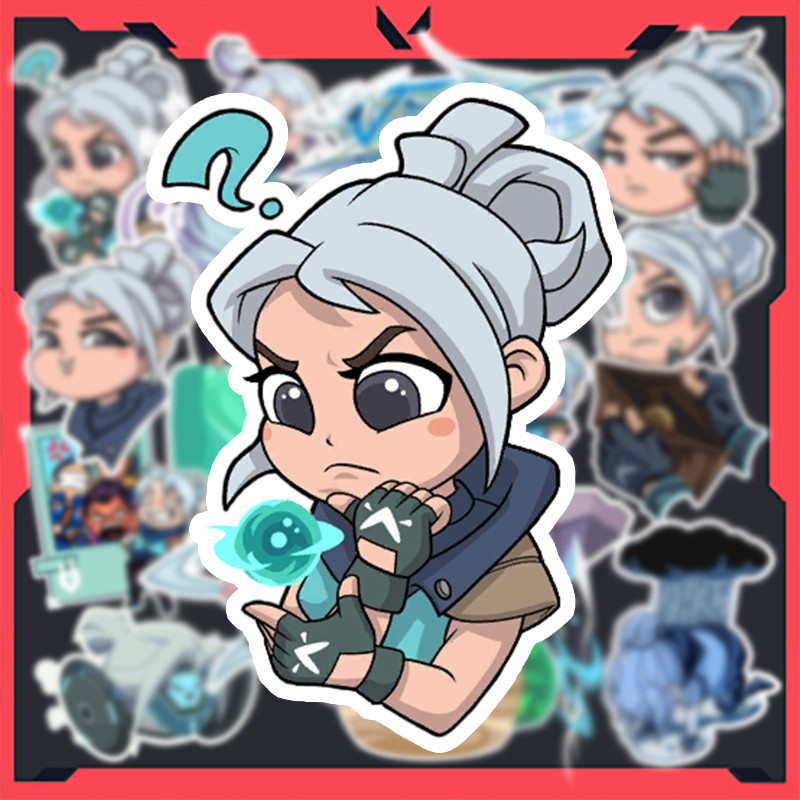 Valorant Stickers - Agent Jett Stickers (set of 21) | Shopee Philippines