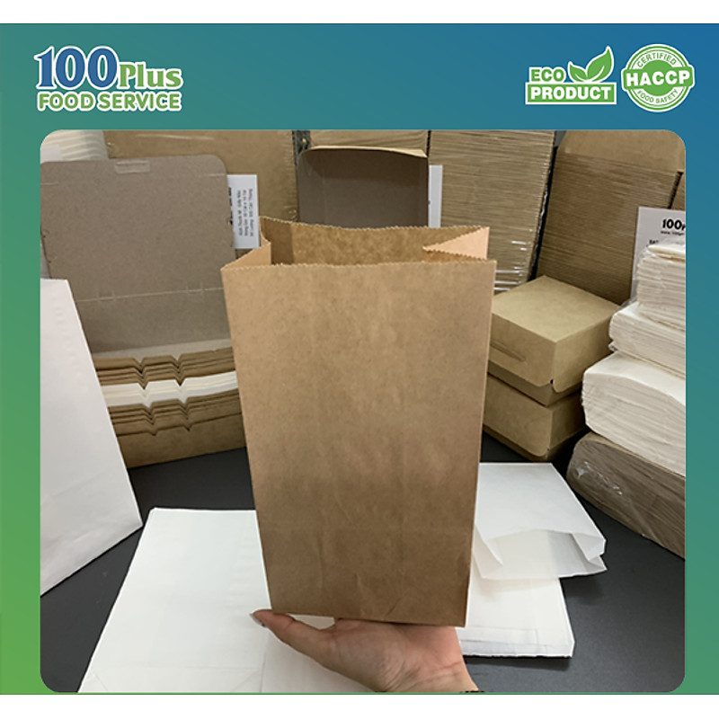 100 White Paper Bags For SOS Bread (With Bottom) | Shopee Philippines