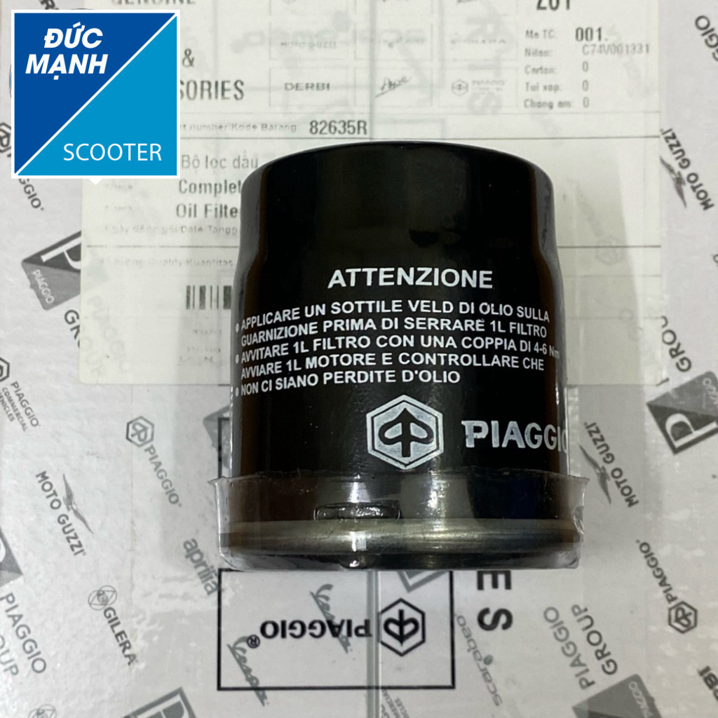 Genuine piaggio vespa 82635R oil filter | Shopee Philippines