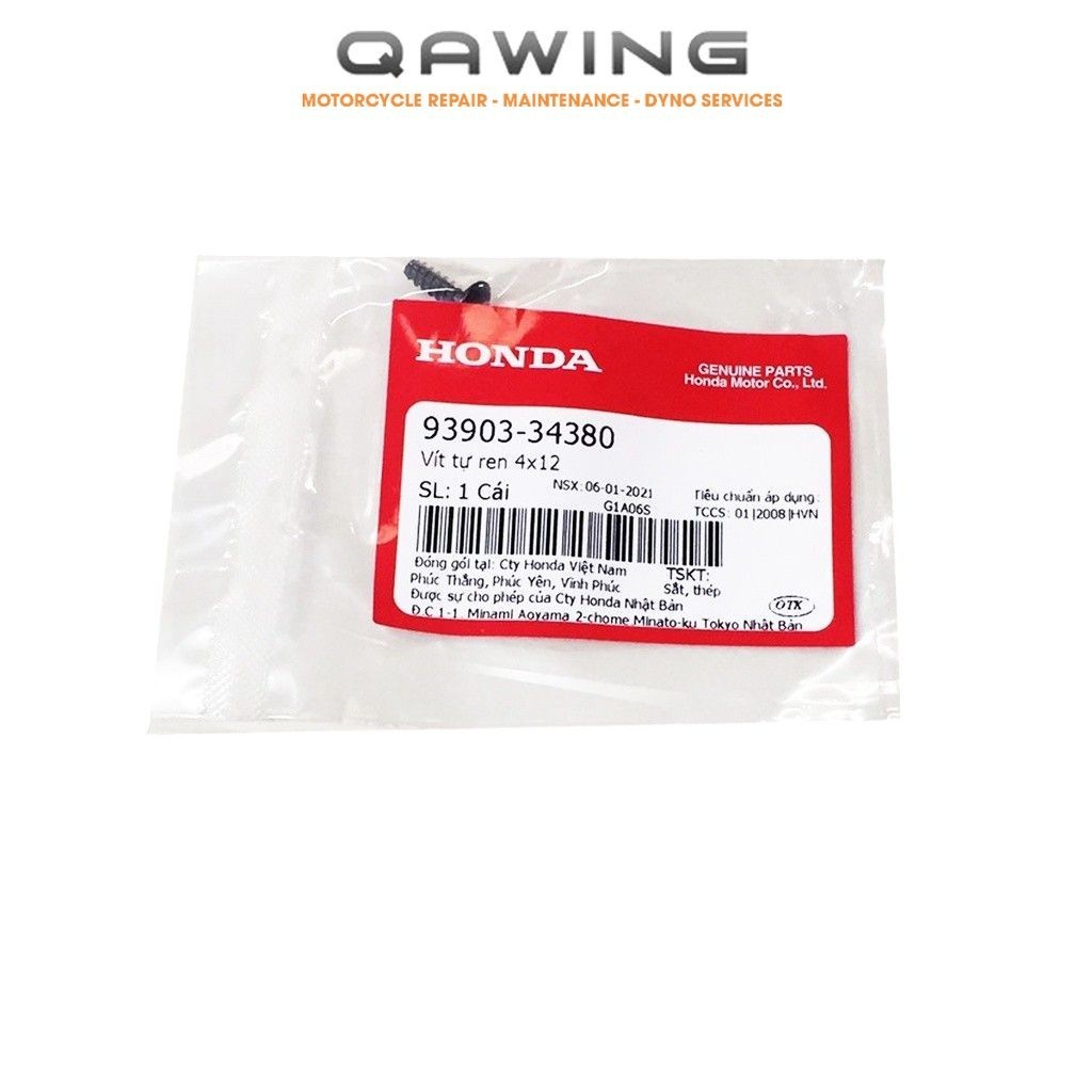 HONDA self-tapping screws for many 4x12 models, set code 10pcs)_(1328 ...