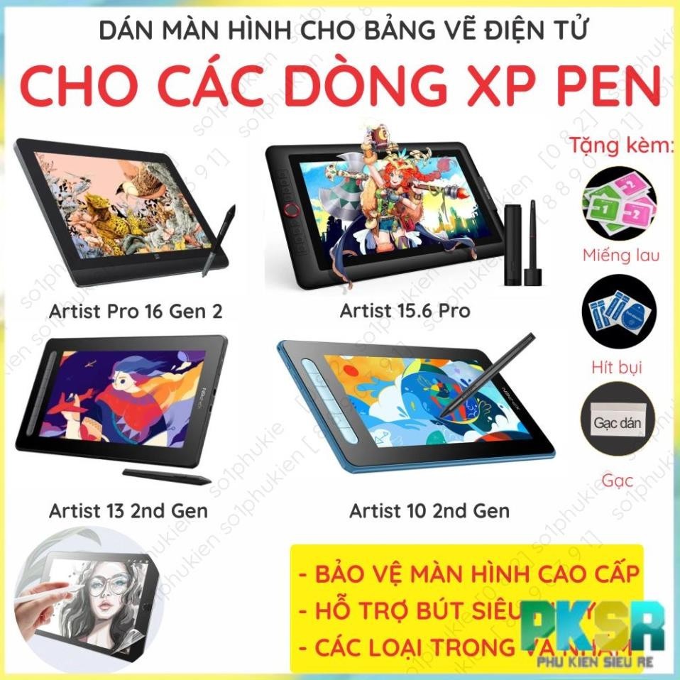 Electronic drawing board screen protector for XP Pen Artist 10 Gen 2/ ...