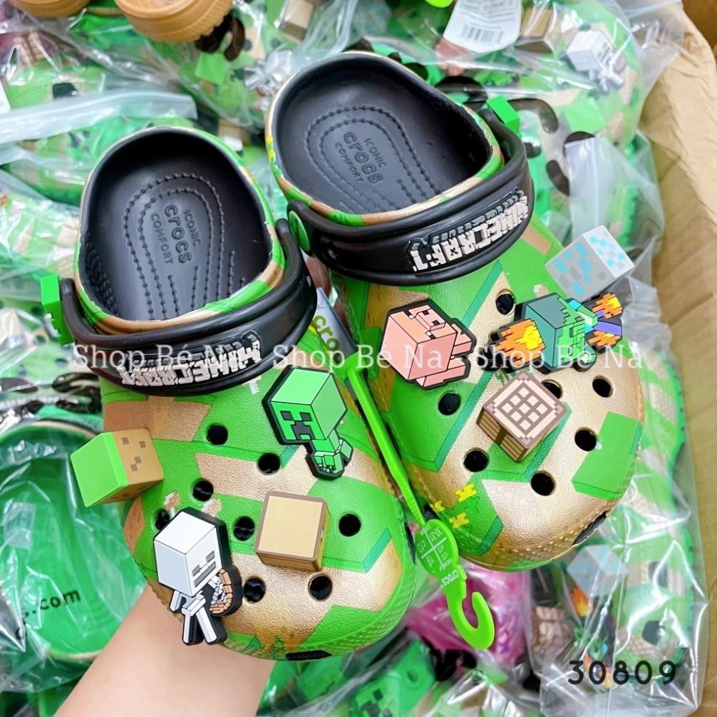 Minecraft crocs for babies with soft, smooth sole - Genuine product ...
