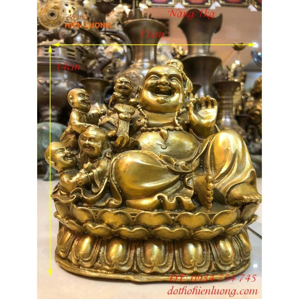 Bronze Statue of Maitreya Five Blessings 14cm high - Phuc Loc Tho Khang ...