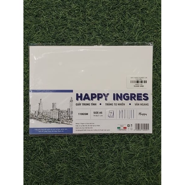 Happy Ingres 1 A5 110G Drawing Paper, A5 Drawing Paper 1 Stack ...