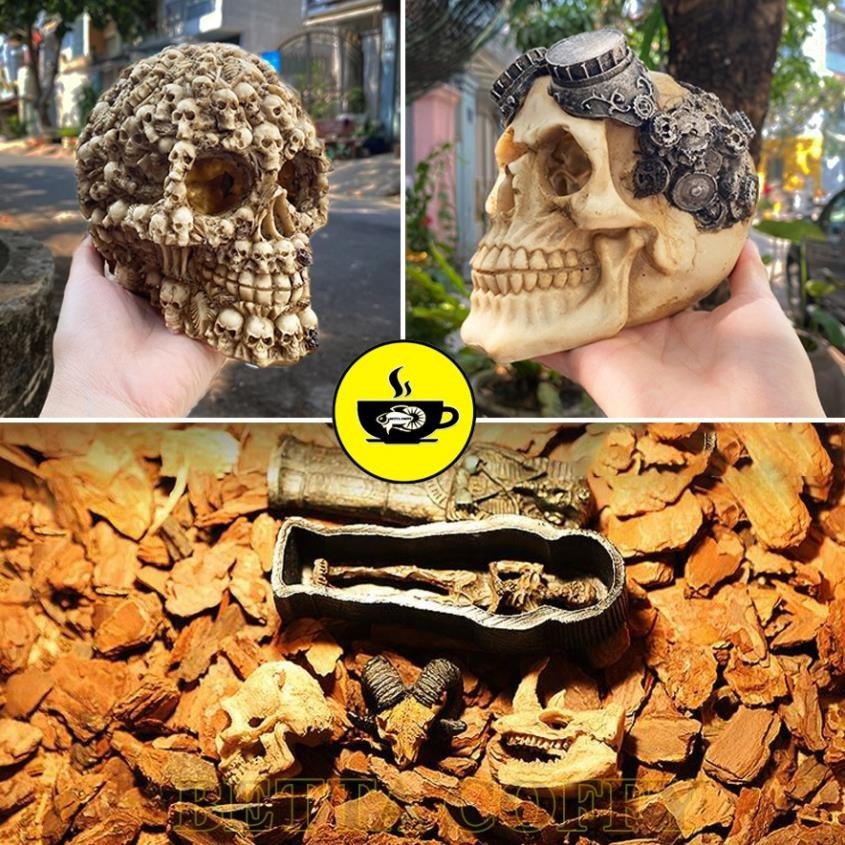 Unique plastic skull and skull models used to decorate fish tanks ...