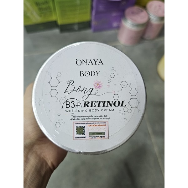 Onaya B3+ Retinol Cotton Body 500g | Shopee Philippines