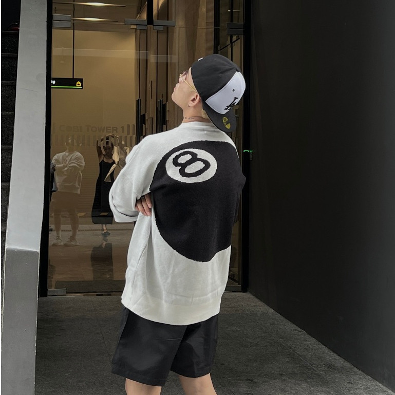 High-quality unisex Woven Sweater BI-A Pool 8 Ball 2024 unisex Sweater ...