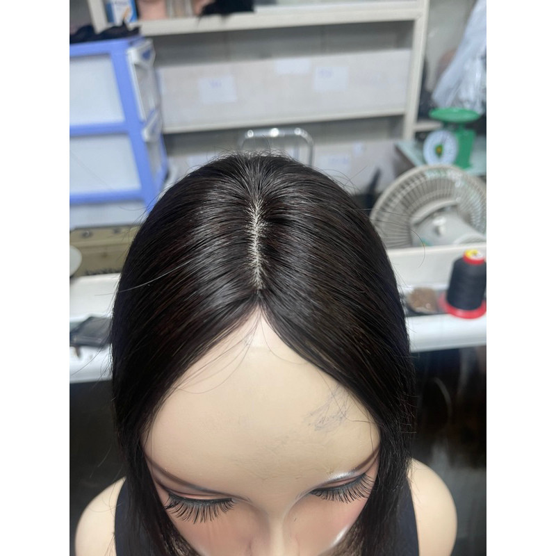 Bald cover bangs ANH QUAN HAIR SHOP, compact 4D real hair fake bangs ...