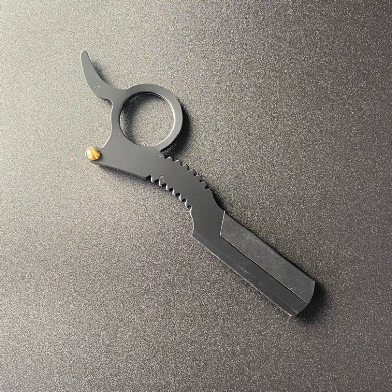 Shave facial hair easier with a convenient and easy finger razor ...