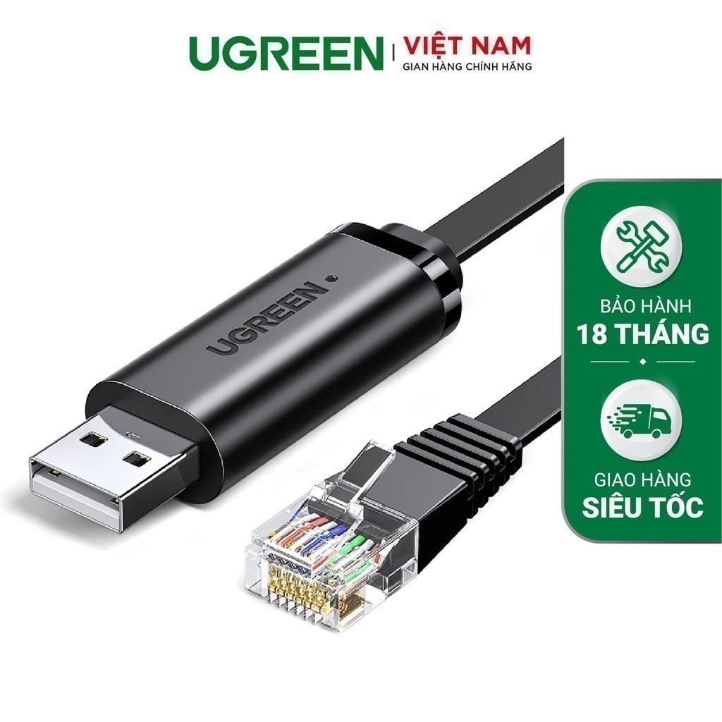 FTDI UGREEN CM204 USB 2.0 to RJ45 Cable | Standard 8 pin | FTDI FT-232 ...
