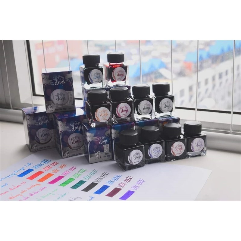 Happyday ink dries quickly without sediment, 25ml bottle | Shopee ...