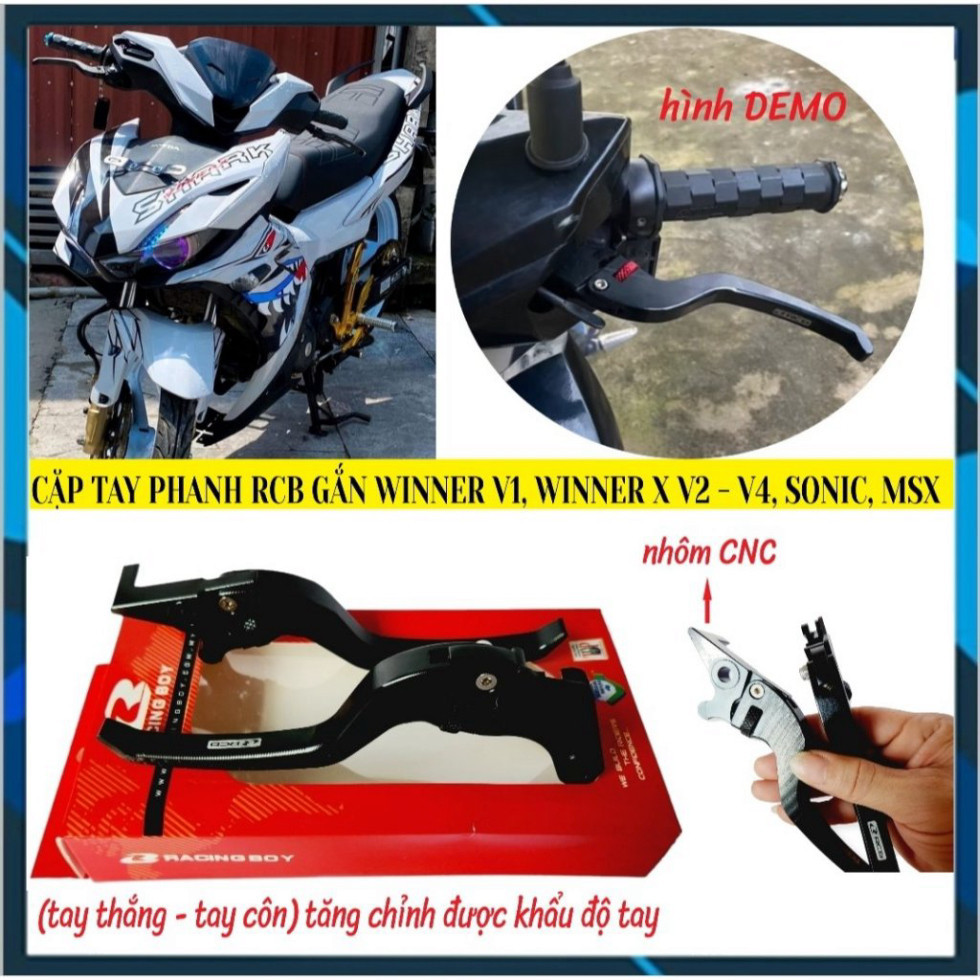bag Brake Handles (Hand Brake - Clutch) CNC Aluminum RCB Style For ...