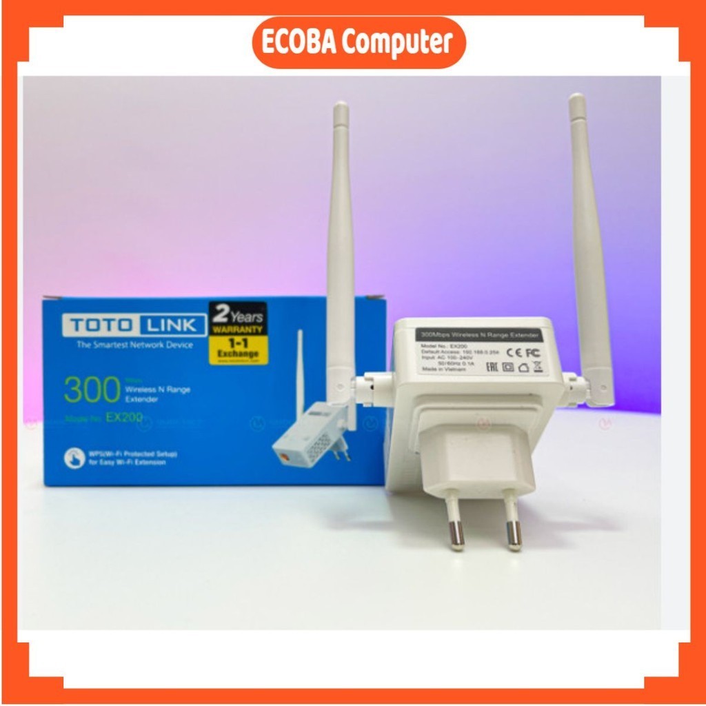 TotoLink EX200 Wifi extender Standard speed 300Mbps | Shopee Philippines