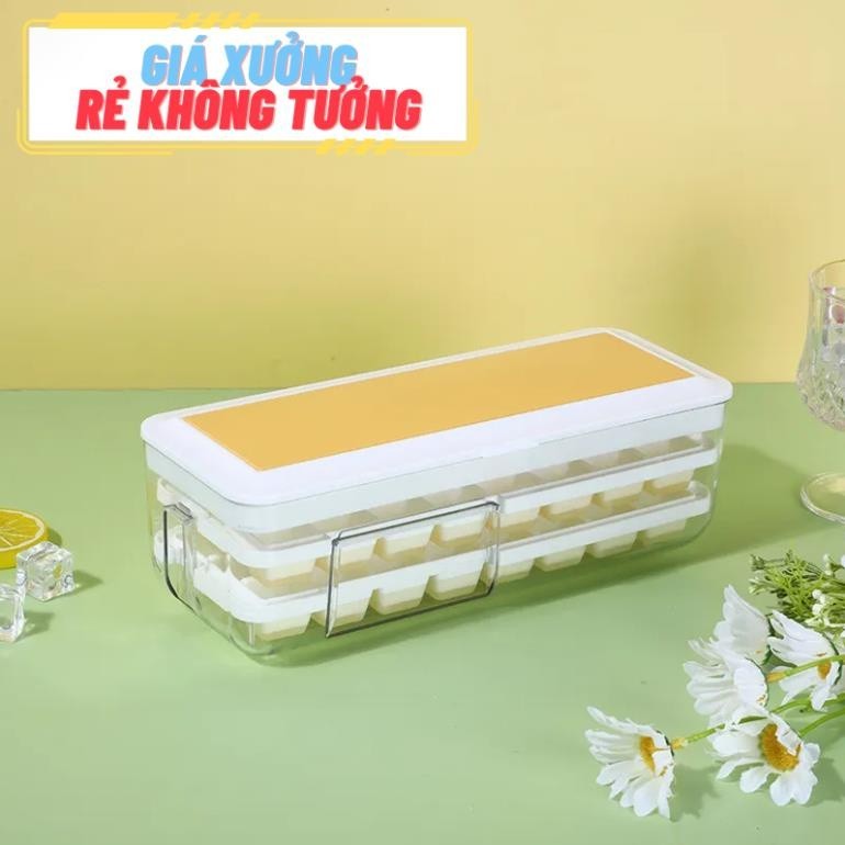 48-cell smart ice tray, 2-layer ice cube tray, 24-cell each floor, with ...