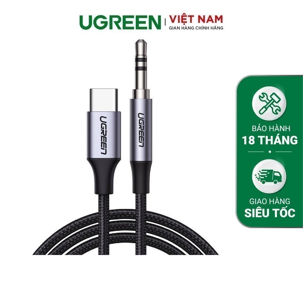 Type C to 3.5mm Audio Converter Cable with DAC Chip UGREEN CM450 20192 ...