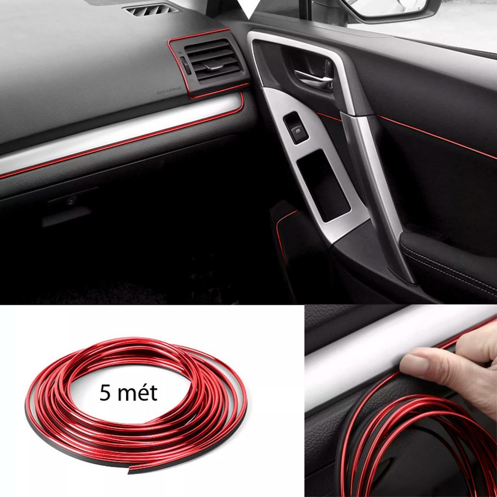 5 meters of all kinds of car interior thread trim | Shopee Philippines