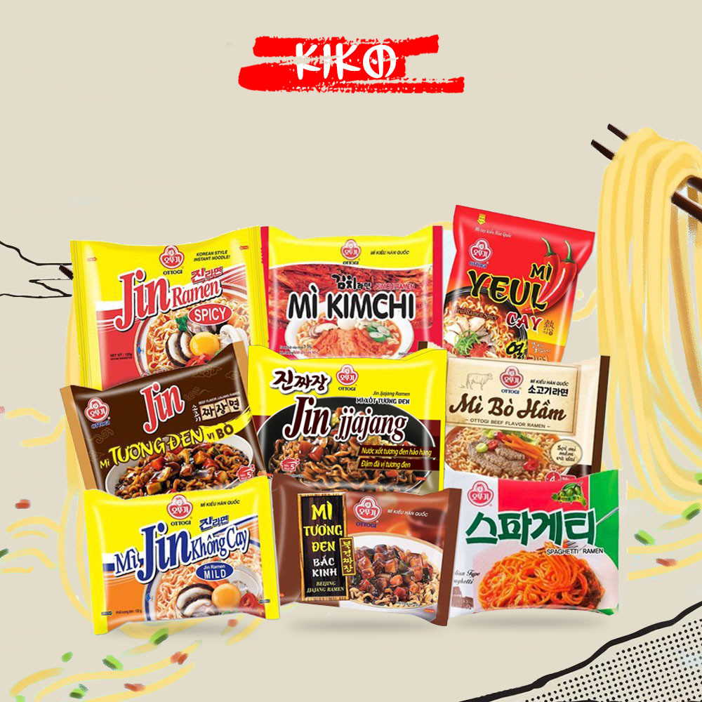 Ottogi Korean Spicy Noodles 140G Pack | Shopee Philippines