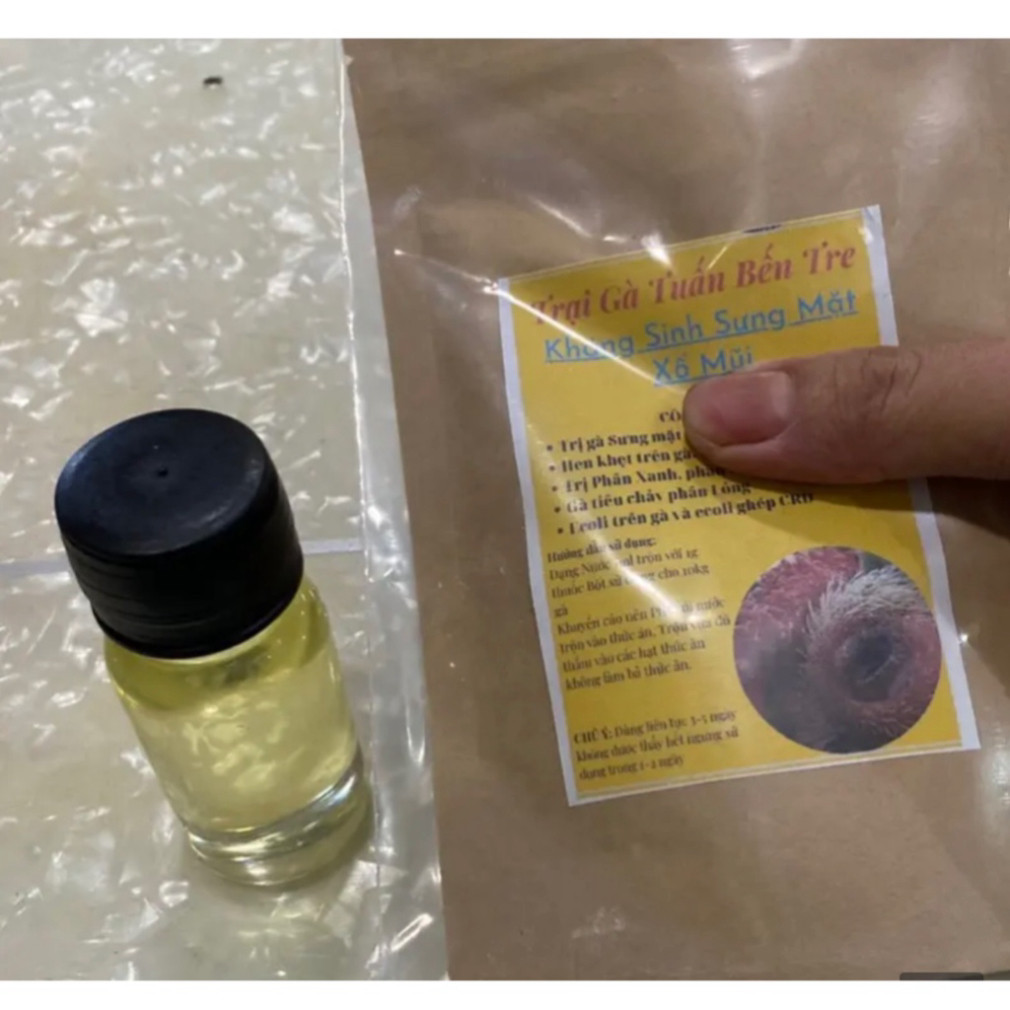 Set of 1 Bag of Medicine and Bottle of Swollen Face and Runny Nose for ...