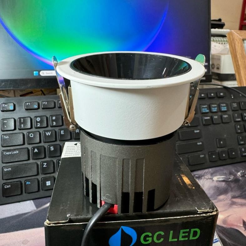 [GC] Color-changing Spotlight ceiling light 10W/D75mm, anti-glare GC ...