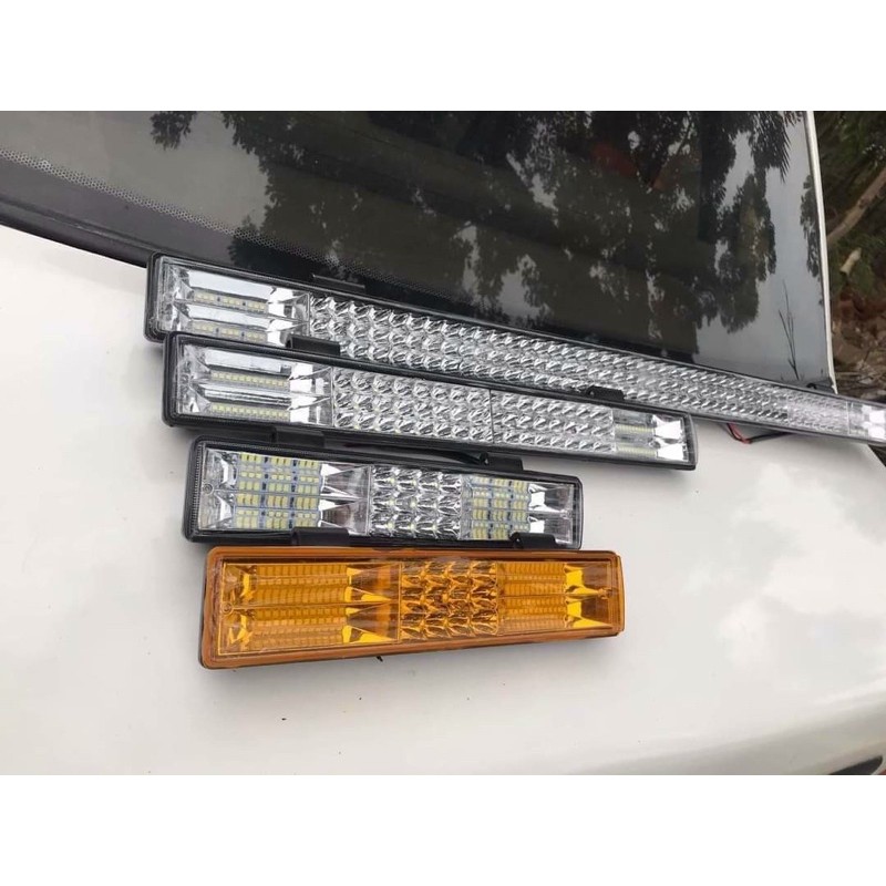 Long LED lights for harvesters, tractors, and cars with yellow light ...