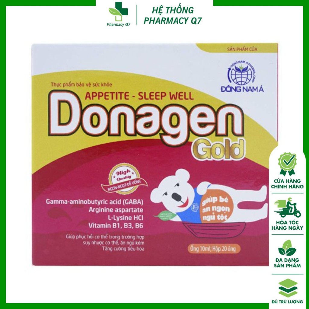 Donagen Gold Syrup - Supports babies to eat well and sleep well (Box of ...