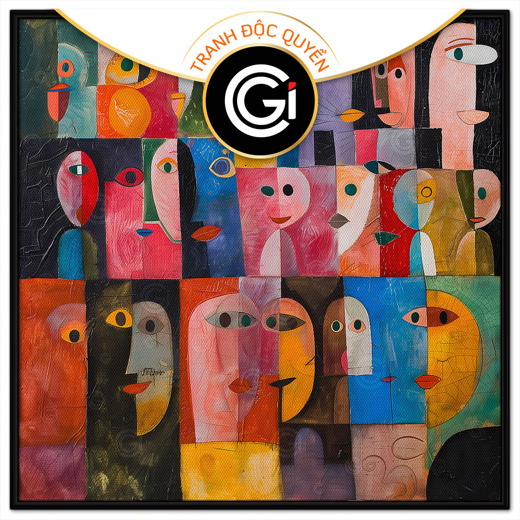 Abstract painting of interactive network people. Wall paintings, wall ...