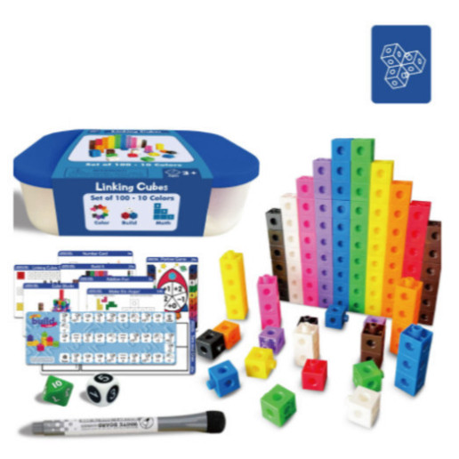 New educational toy NUMBER BLOCK Linking Cubes for learning math and ...