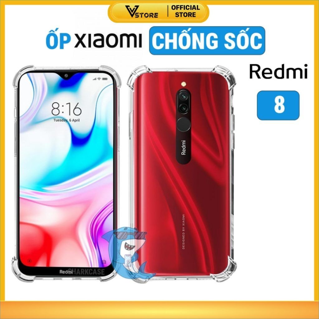 Redmi 8 transparent plastic case, high quality shockproof silicone ...