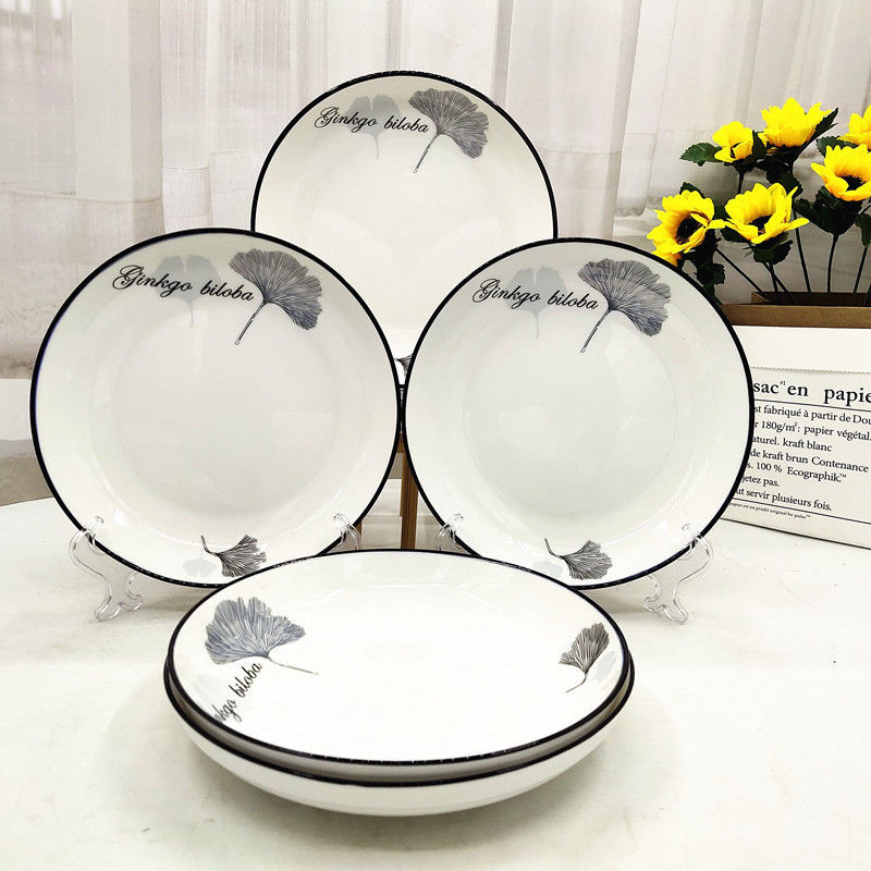 10ceramic Plates2023 Western Style Fashion Household DiningPiece ...