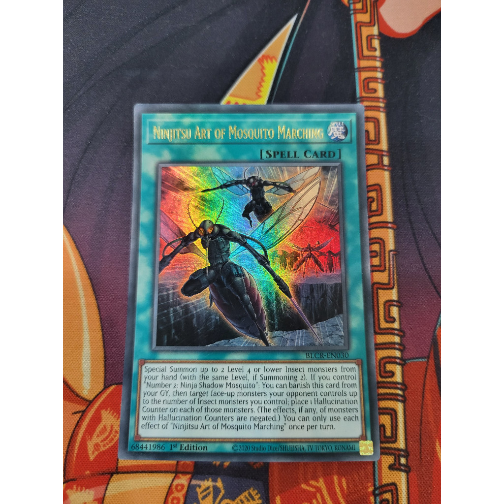 Genuine Yugioh Cards | Ninjitsu Art of Mosquito Marching - BLCR-EN030 ...
