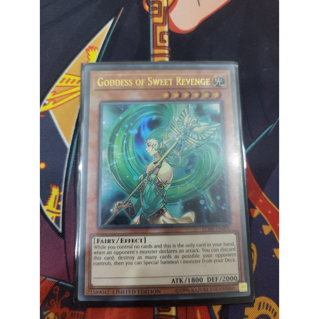 Genuine Yugioh Cards | Goddess of Sweet Revenge - LC06-EN001 - Ultra ...