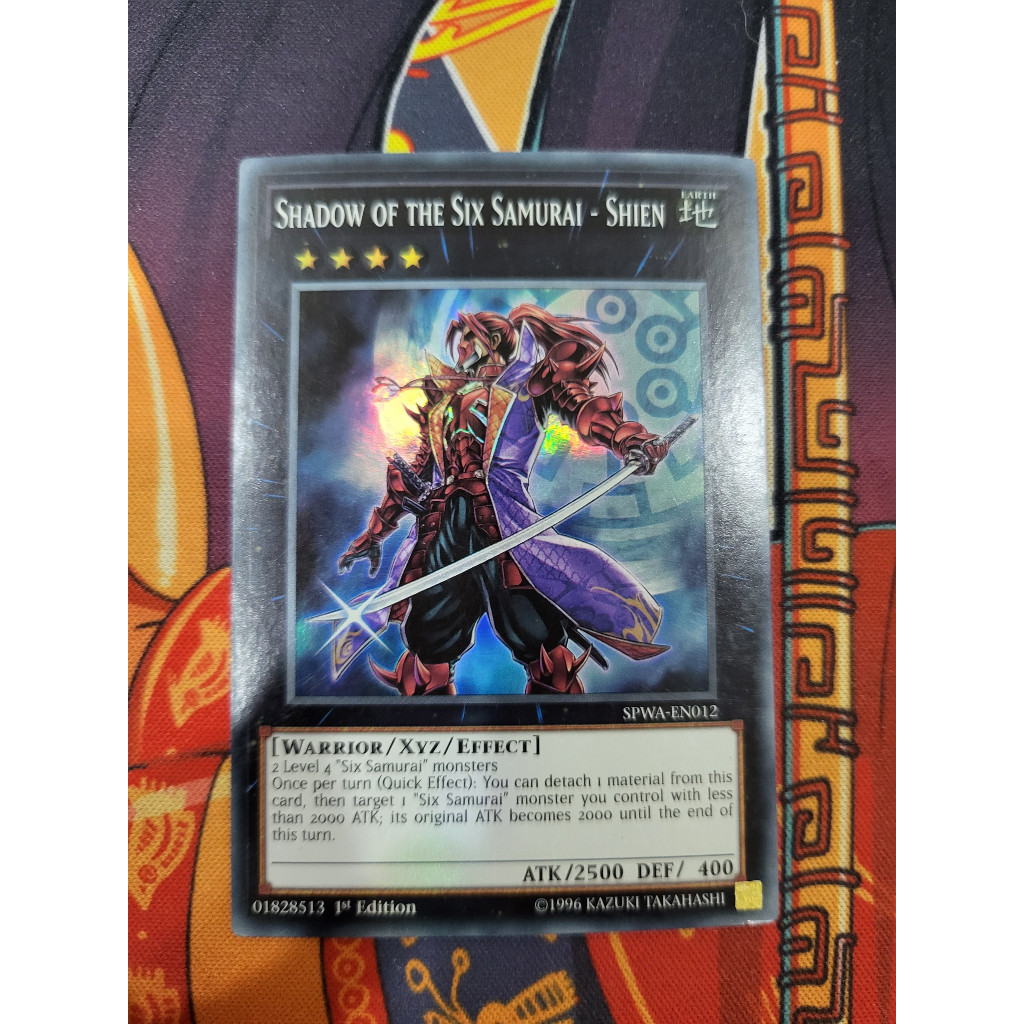 Genuine Yugioh Cards | Shadow of the Six Samurai - Shien - SPWA-EN012 - Super Rare 1st Edition ...