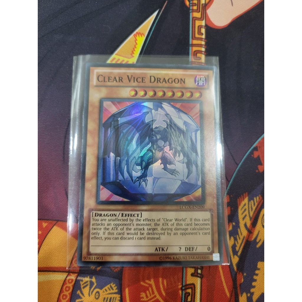Genuine Yugioh Cards | Clear Vice Dragon - LCGX-EN209 - Super Rare ...