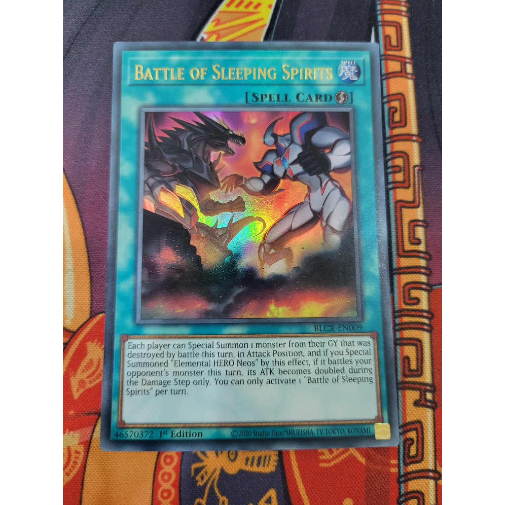 Genuine Yugioh Cards | Battle of Sleeping Spirits - BLCR-EN009 - Ultra ...