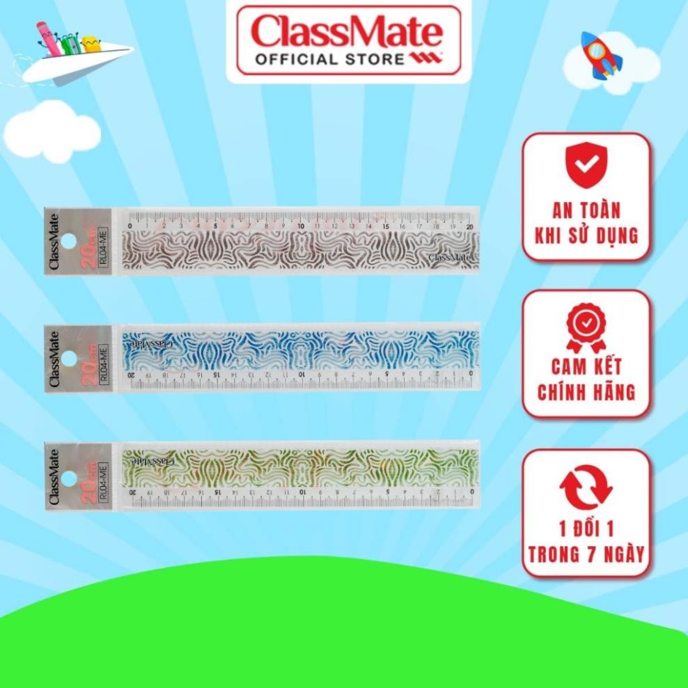CLASSMATE RL04-ME Student Ruler (20cm) | Shopee Philippines