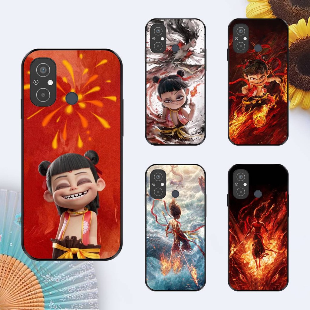 Xiaomi Redmi 12C phone case with black border Na Tra Giang The Ma Dong ...