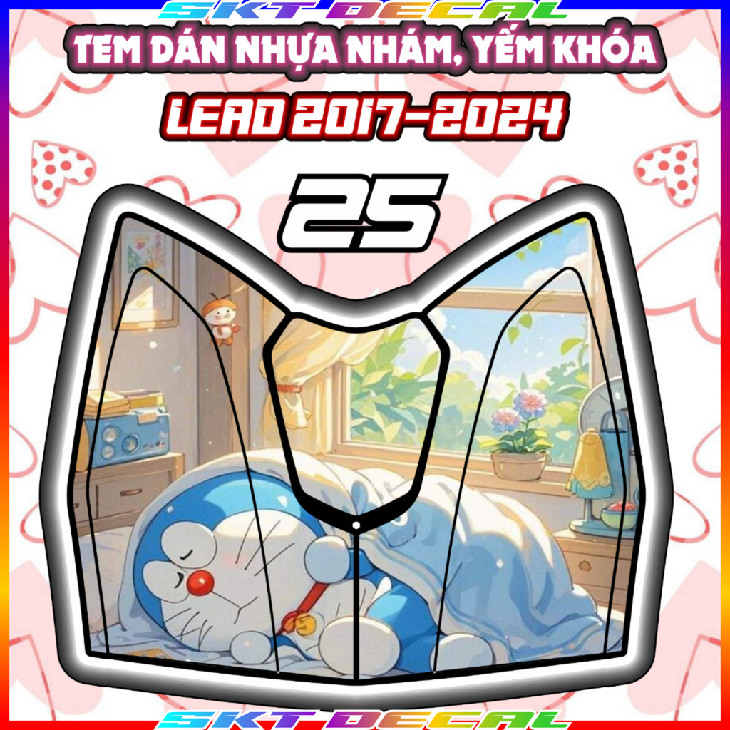 Lead 2017-2024 rough plastic bib sticker Doraemon baby three strawberry ...