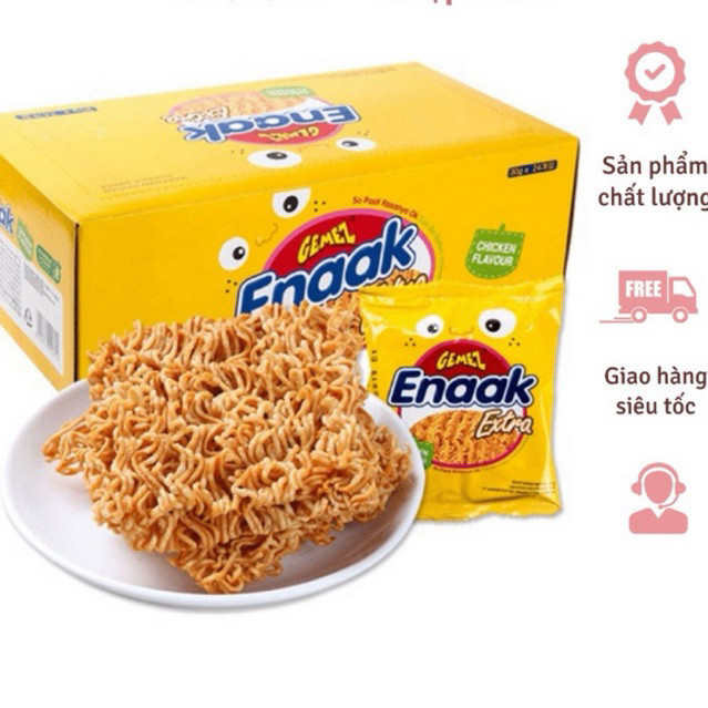 Enaak Indonesian children's noodle Snack, instant noodles, crispy and ...