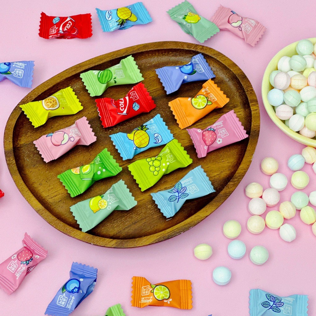 [100 gr bag] Sugar-free fruit lozenges, Cool Vitamin C fruit lozenges ...