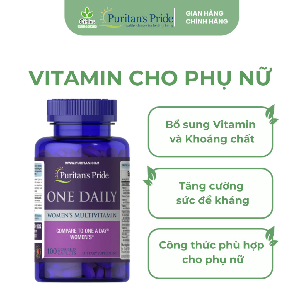 Puritan's Pride One Daily Women's Multivitamin Multivitamin ...